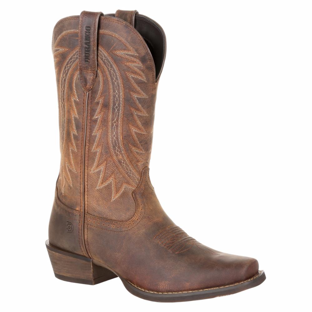 Durango REBEL FRONTIER MENS 12 inch BLUNT TOE WESTERN BOO DISTRESSED S ...