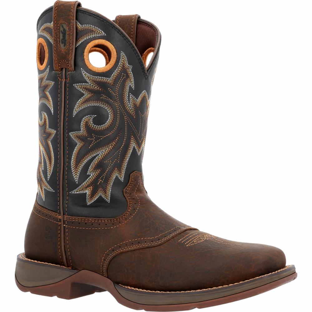 Durango REBEL MENS 11 IN WESTERN BOOT TOBACCO LEAF/BLACK – Durango ...
